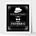 Father's Day Welcome Sign, Digital File, Instant Download - Etsy
