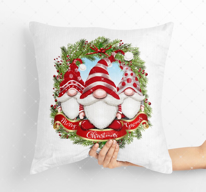 Merry Christmas Gnomies PNG Merry Christmas Sublimation | Etsy