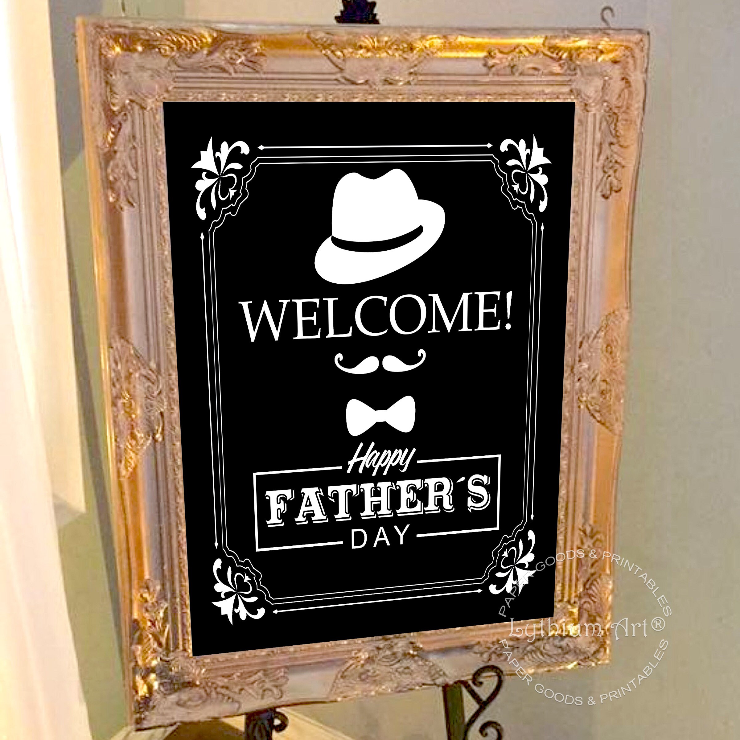 Father's Day Welcome Sign Digital File Instant Download - Etsy