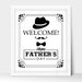 Father's Day Welcome Sign, Digital File, Instant Download - Etsy