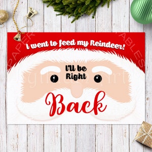 Christmas Open and Closed Signs, Instant Download, Printable Signs, I ...