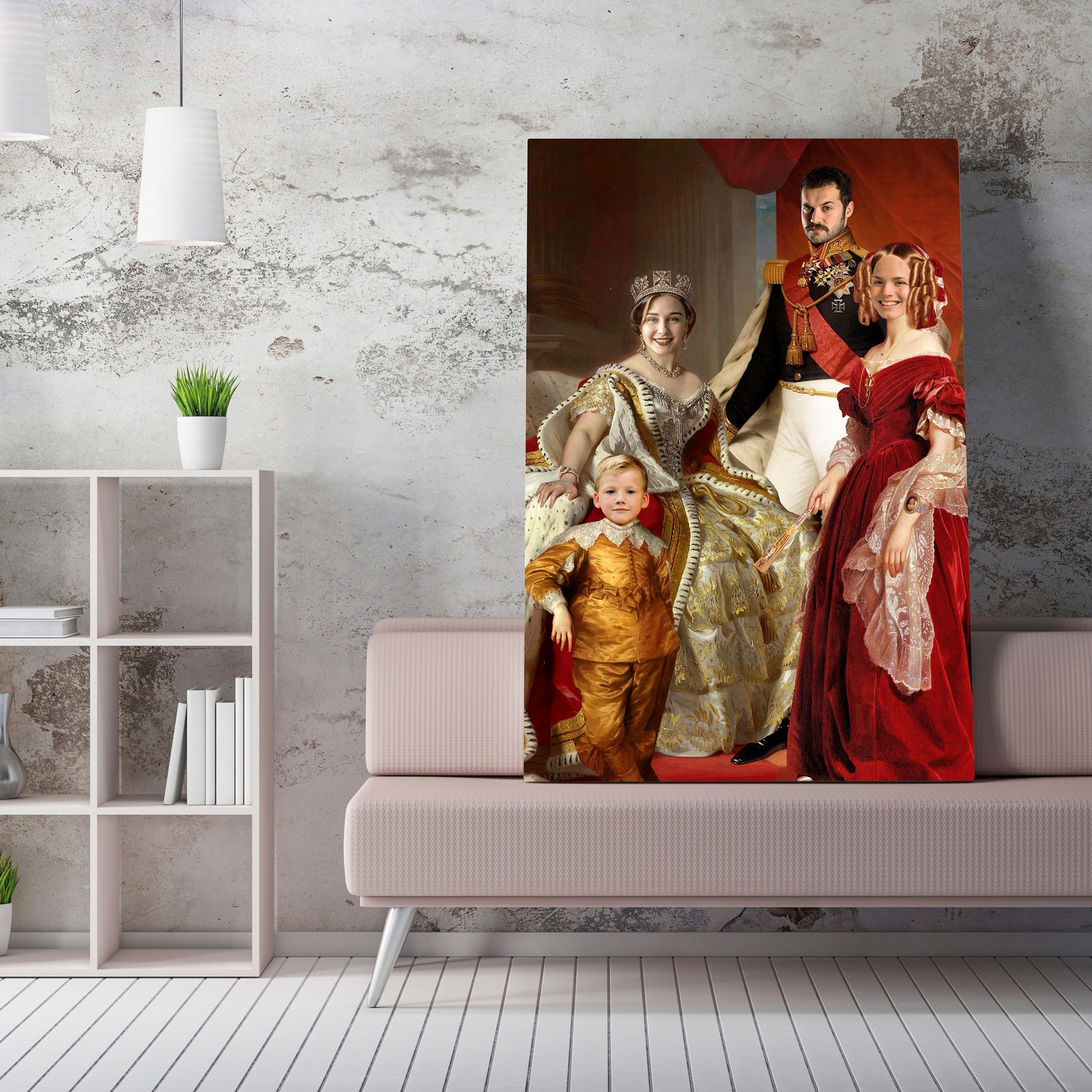 Royal Family Portrait, Custom King and Queen Portrait, Victorian ...