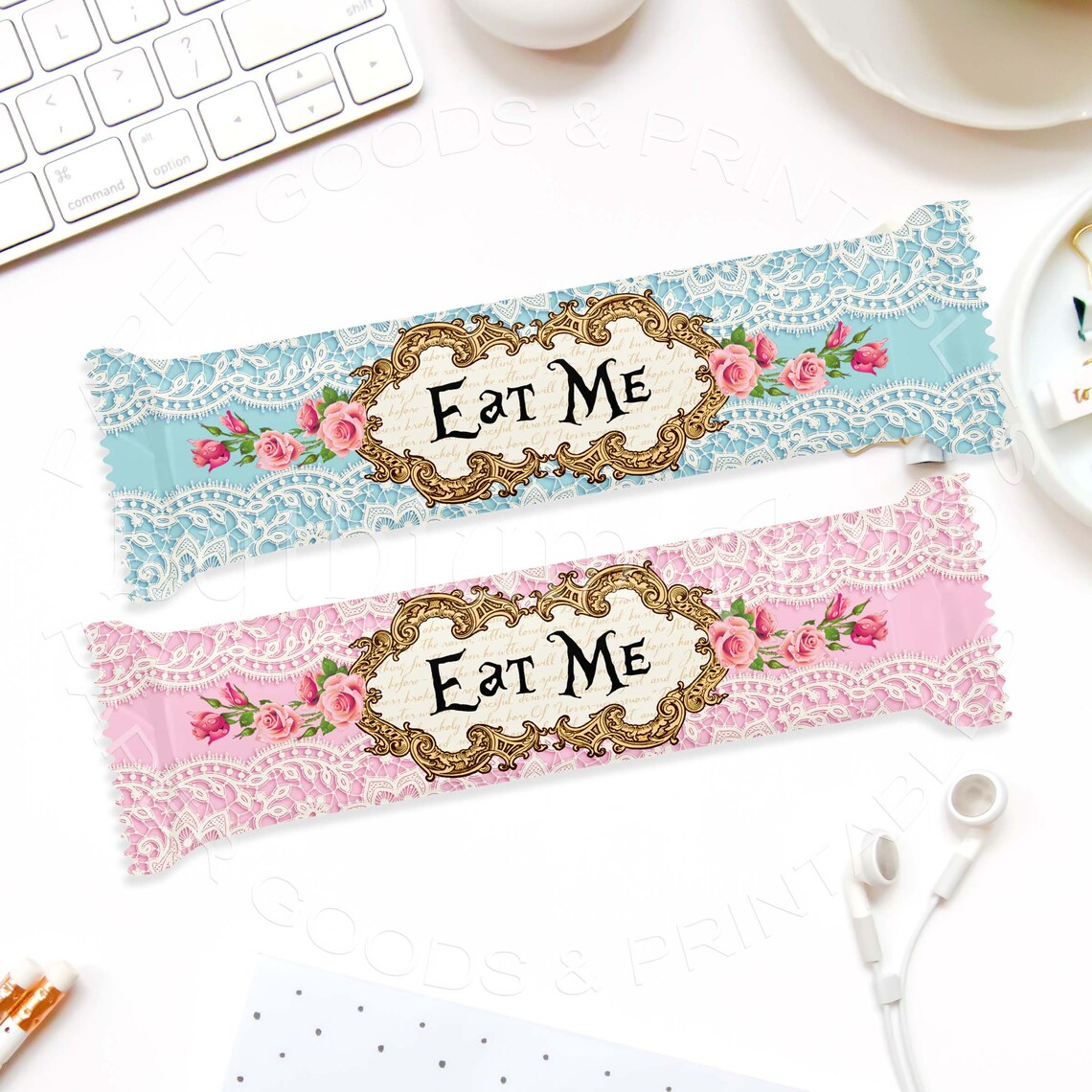 Alice in Wonderland Airhead Wrappers, Instant Download, Printable Candy ...