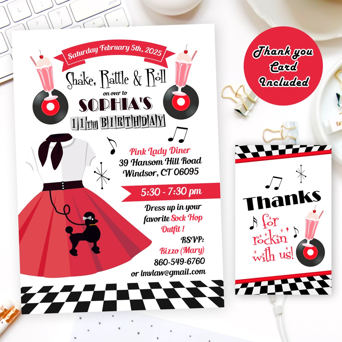 50s Sock Hop Party Decorations Printable Vinyl Records - Etsy