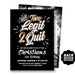 Two Legit 2 Quit Photo Invitation, Printable Invite, Second Birthday ...