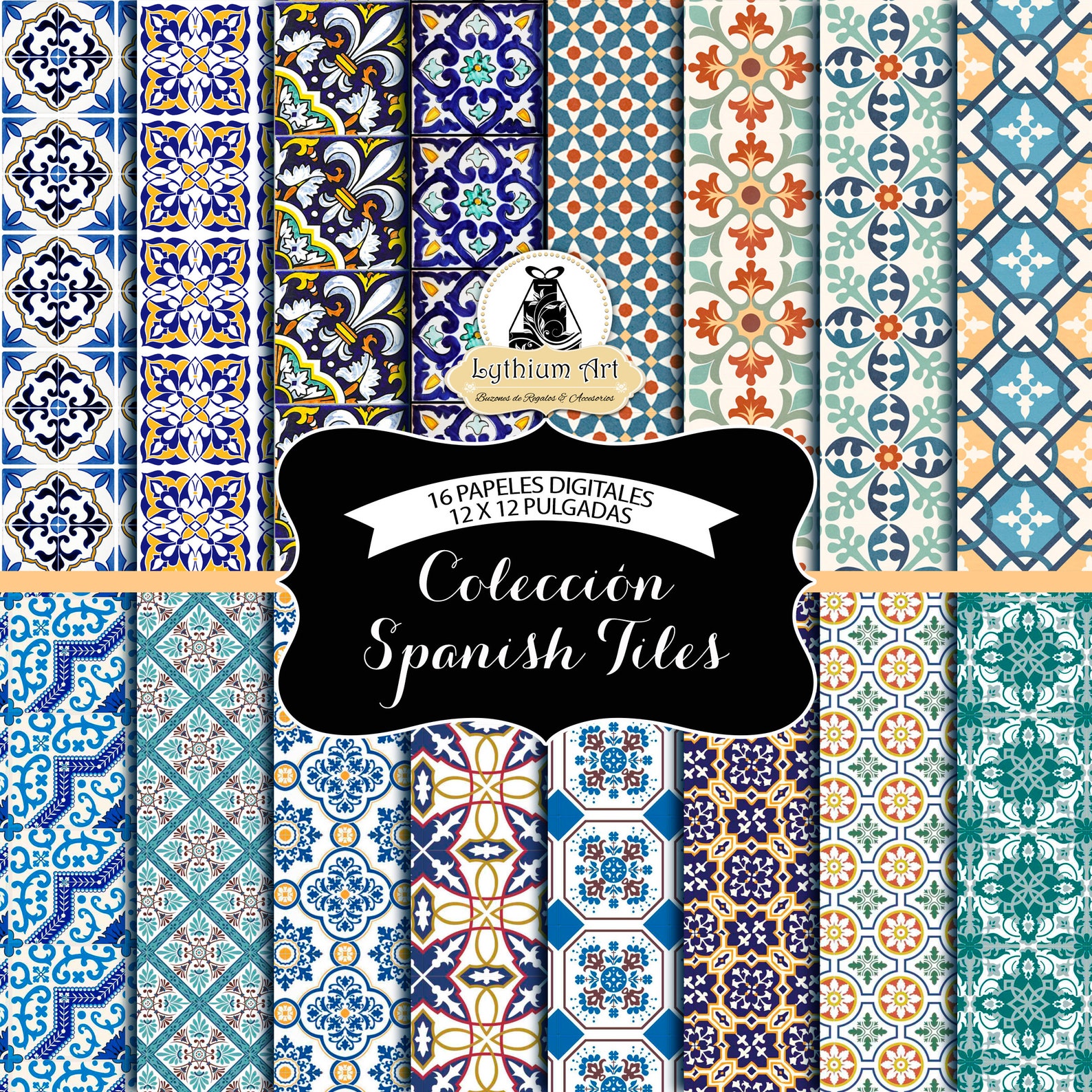 Tiles Digital Paper Instant Download Printable Paper - Etsy