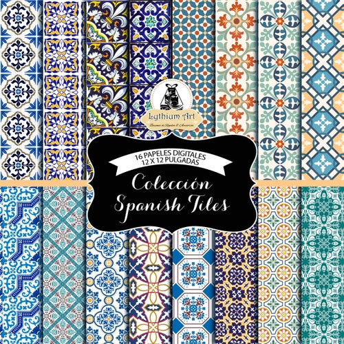 Tiles Digital Paper Instant Download Printable Paper - Etsy