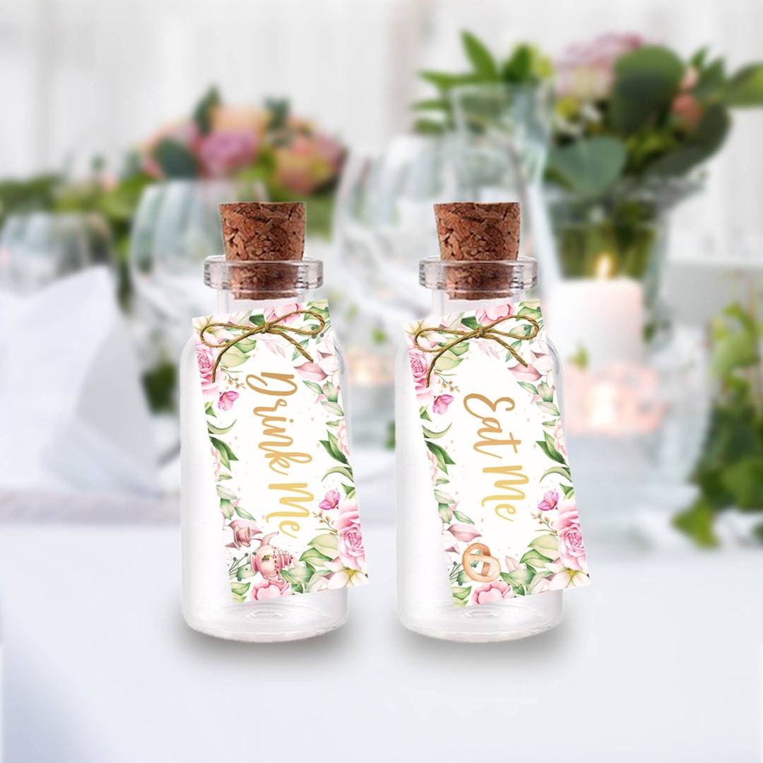 Drink Me Tags Eat Me Tags Mini Tags Bundle Printable Alice in ...