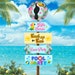 Summer Pool Party Signs, Instant Download, Tropical Themed Party ...