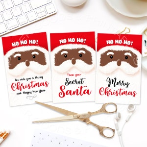 Set of 3 Christmas Tags, Instant Download, Printable Christmas Gift ...