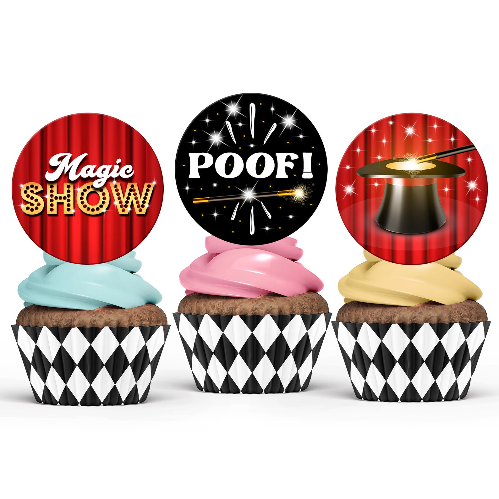 Magic Show Ticket Invitation Printable File Vintage Circus - Etsy