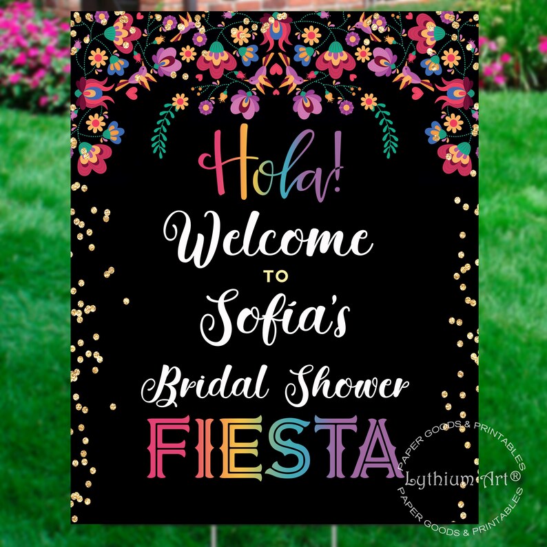 Fiesta Welcome Sign Mexican Party Decor Fiesta Party Sign - Etsy