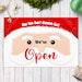 Christmas Open and Closed Signs Instant Download Printable - Etsy