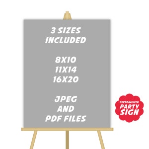 50s Sock Hop Party Sign, Instant Download, Red and Black Printable 50s ...