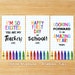 Back to School Printable Chip Bag, Instant Download, School Favors ...