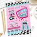 50's Sock Hop Invitation, Printable File + Thank You Card - Etsy