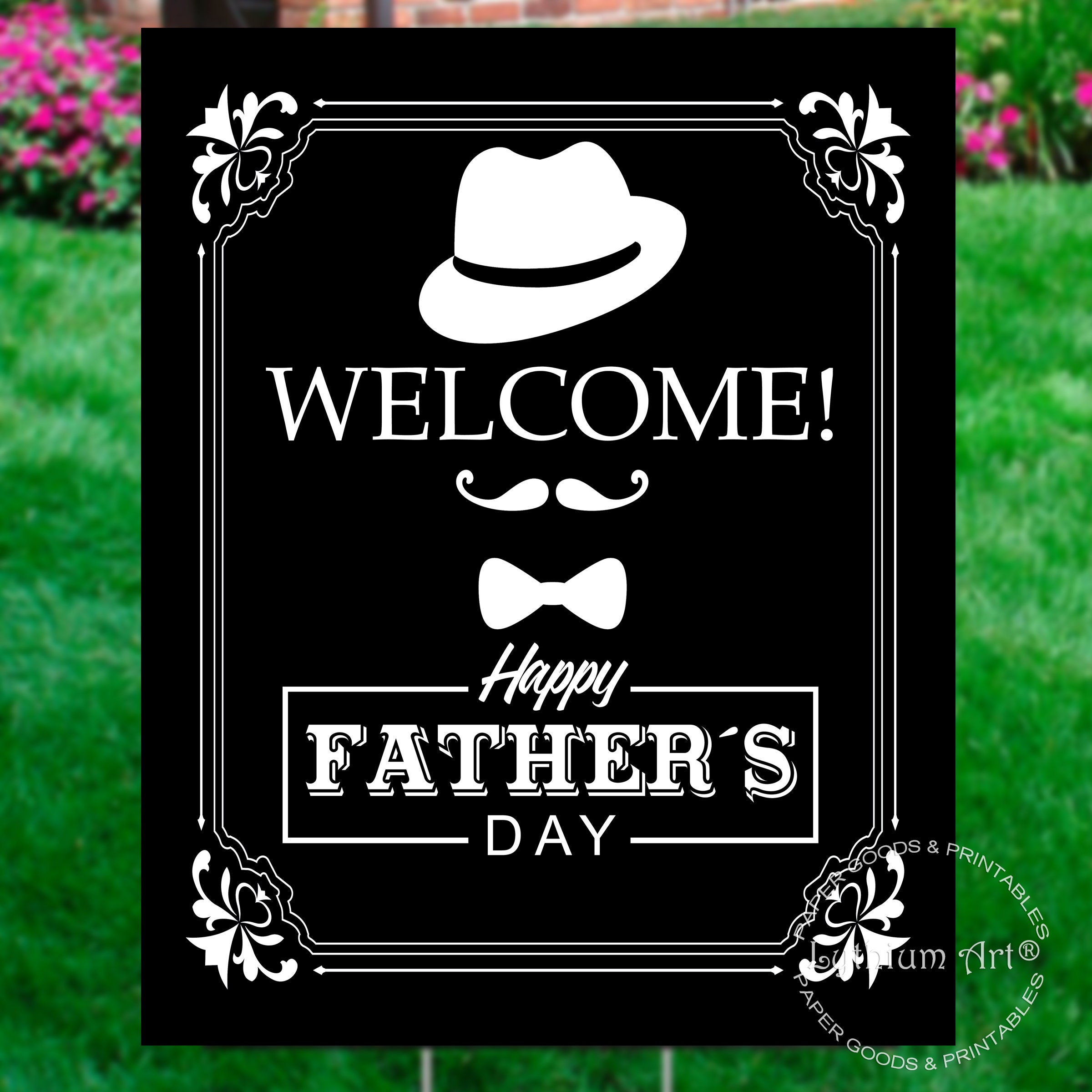 Father's Day Welcome Sign, Digital File, Instant Download - Etsy