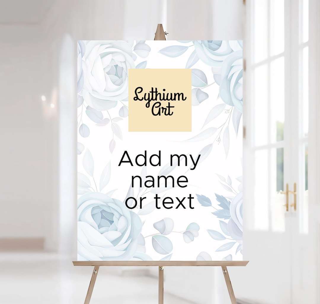 Add My Name or Text - Add on - Custom Banner/poster - Etsy