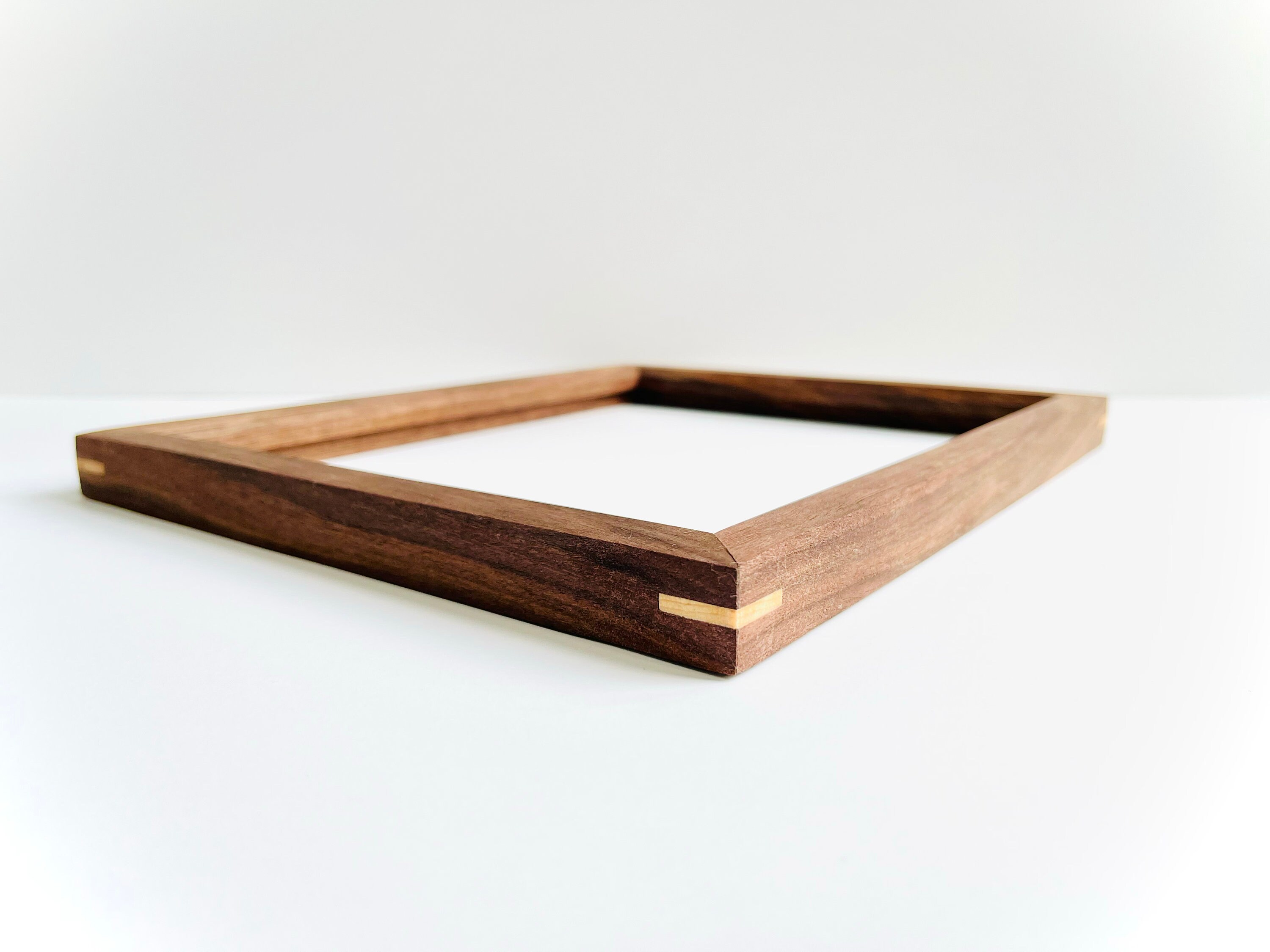 Walnut Picture Frame | Hand-crafted With Spline Detail | 8x10 11x14 ...
