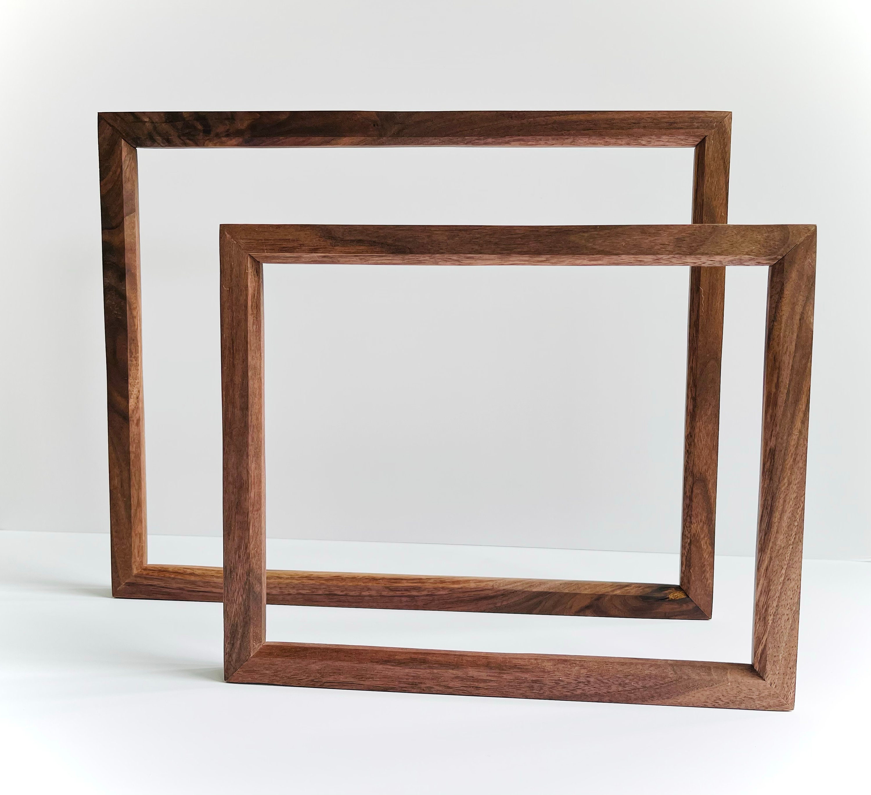 Walnut Picture Frame | Hand-crafted With Spline Detail | 8x10 11x14 ...
