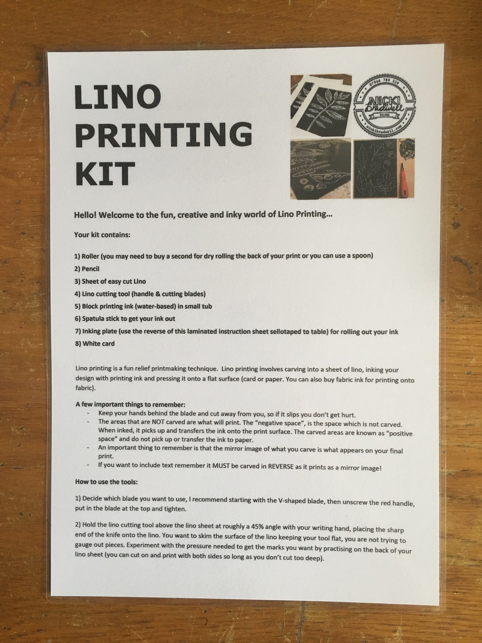 Lino Printing kit | Etsy