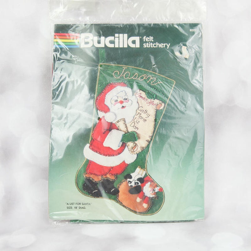 Bucilla Stocking Kit - Etsy