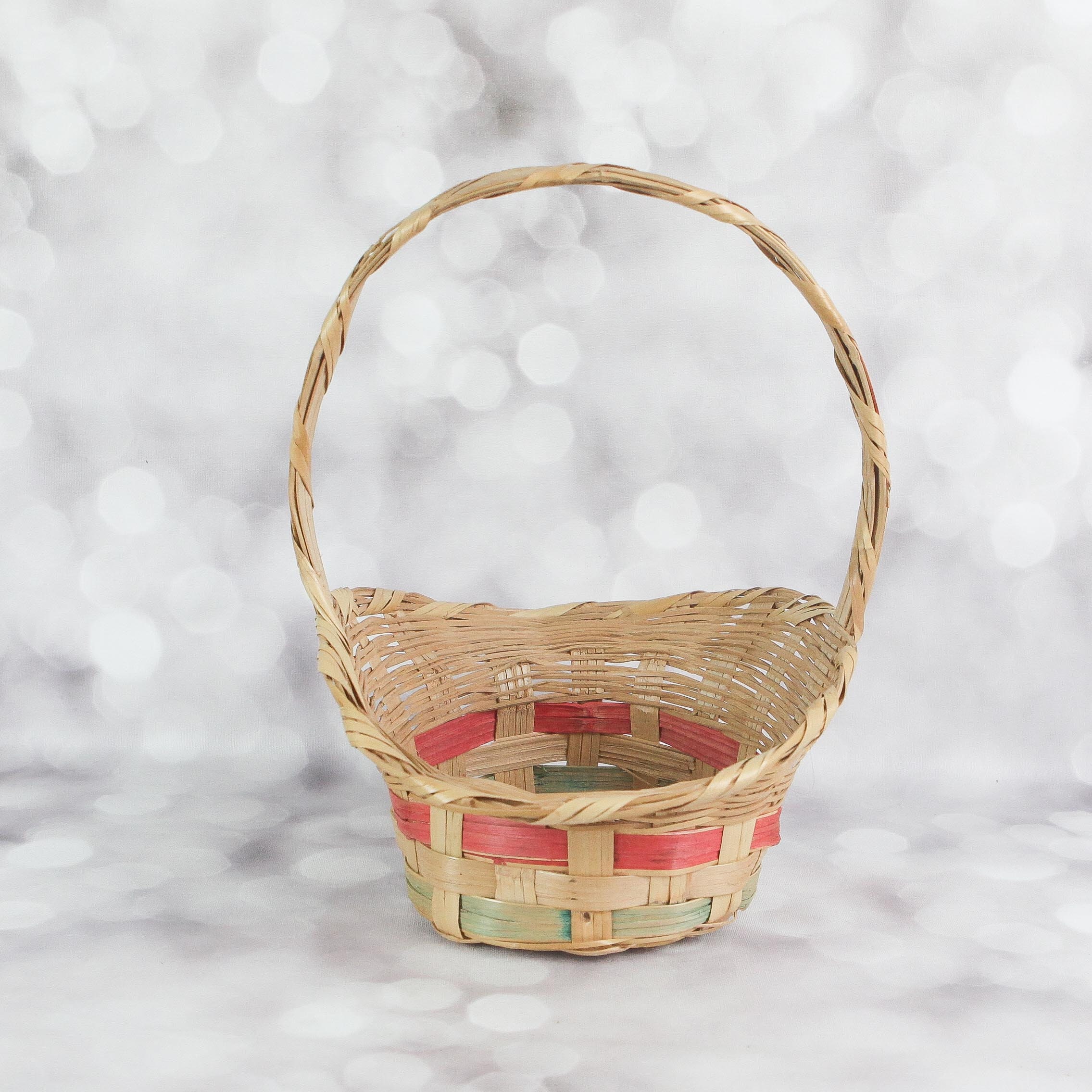 Vintage Wicker Easter Basket Bonnet Straw Basket - Etsy