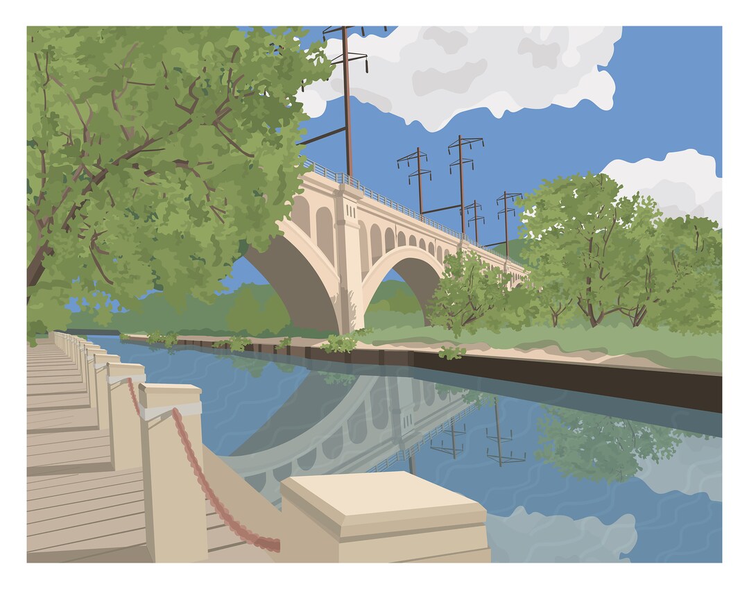 Manayunk Bridge - 11x14" Print - Unframed - Etsy