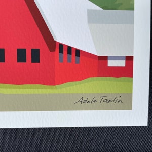 Autumn Barn With Cows - 11x14" Print - Unframed - Etsy