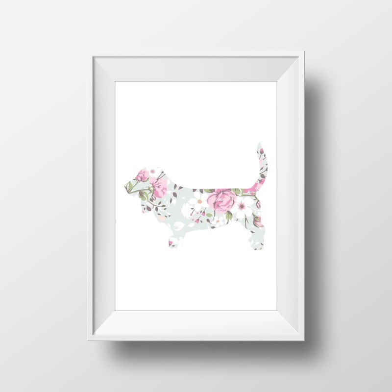 Basset Hound Print - Etsy
