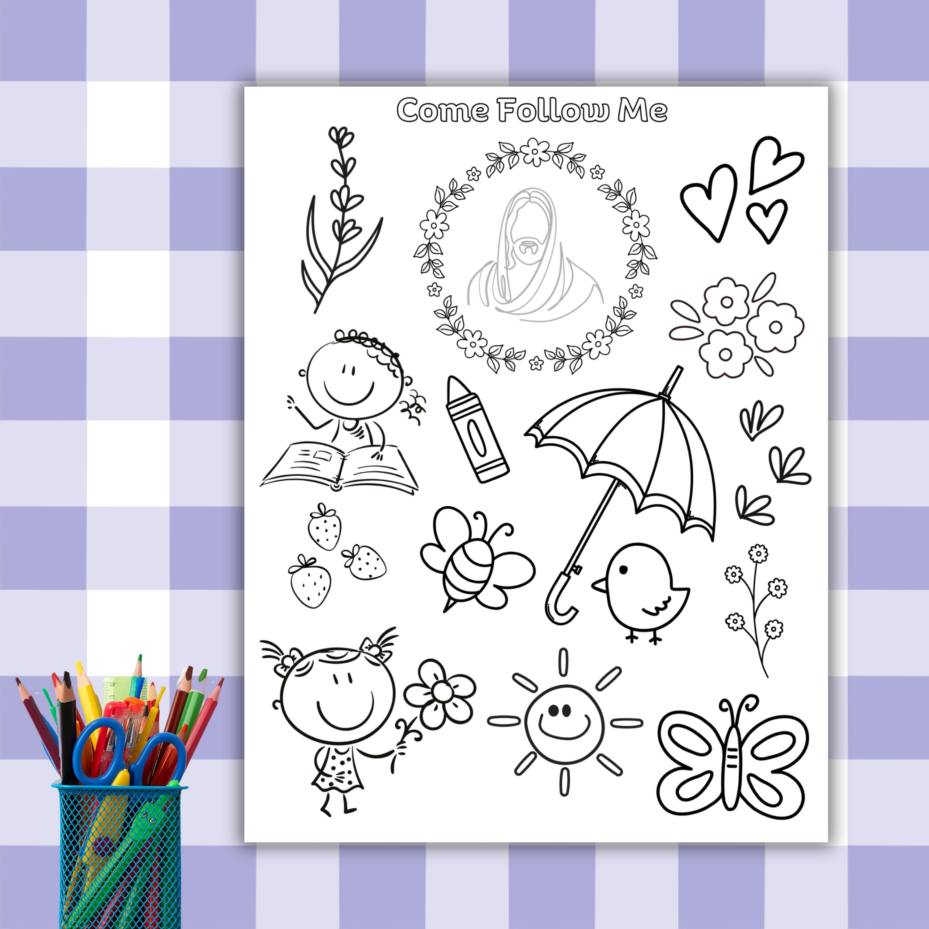 LDS General Conference Printable Coloring Pages for Kids Primary ...