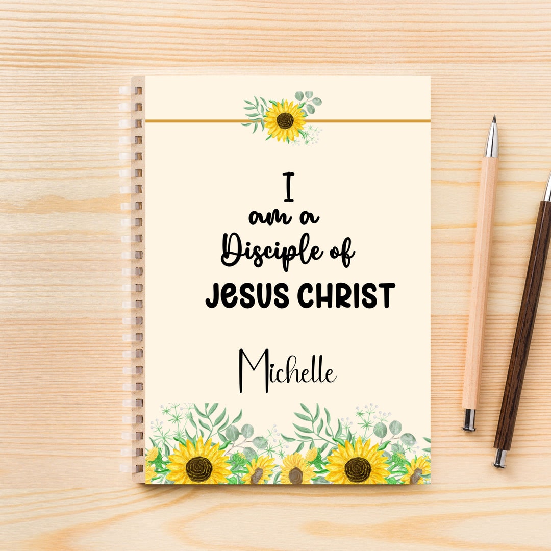 LDS Youth Theme Journal Personalized, I Am a Disciple of Jesus Christ ...