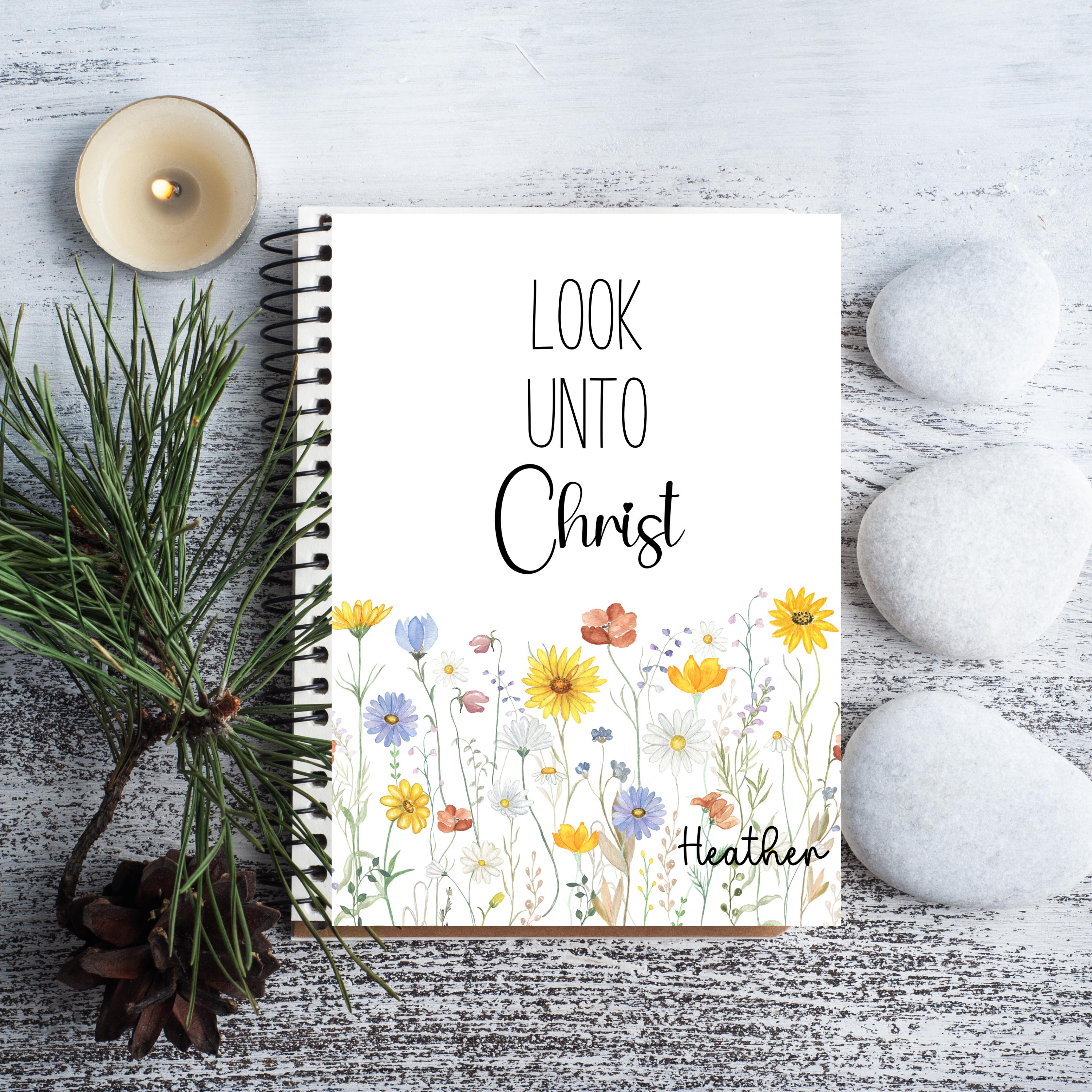 LDS Youth Theme 2025 Journal, Look Unto Christ, FSY, Trek, Girls Camp ...