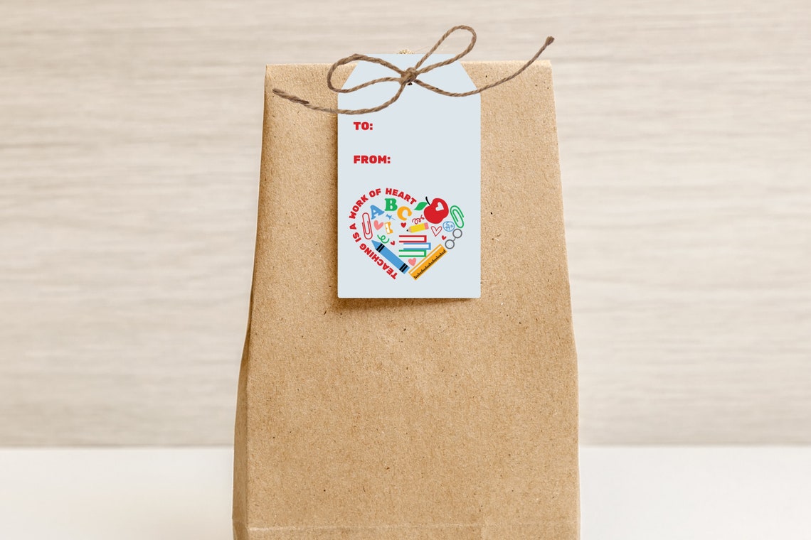 PRINTABLE Teacher Gift Tags Teacher Appreciation Thank You Tags ...
