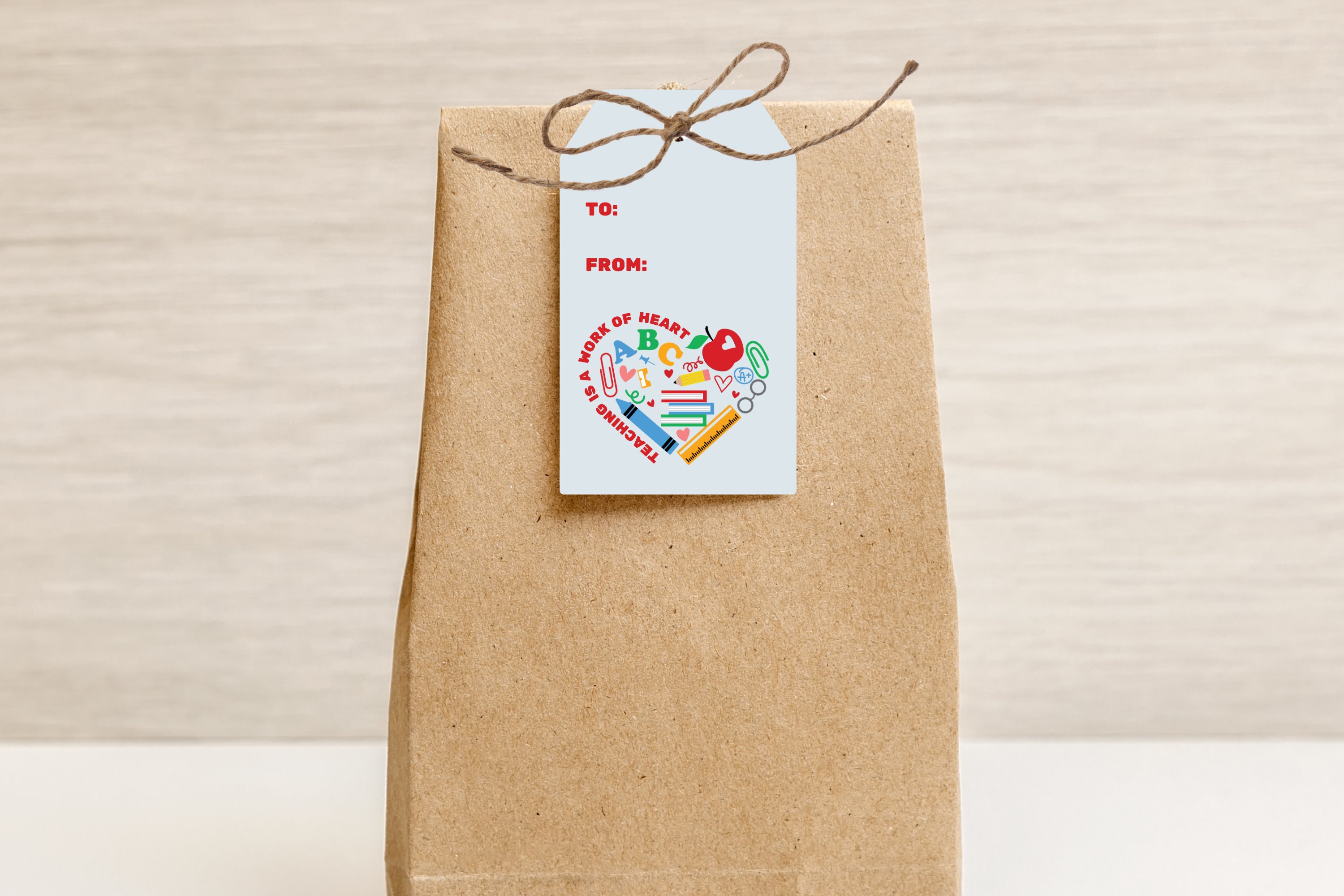 PRINTABLE Teacher Gift Tags | Teacher Appreciation | Thank You Tags ...