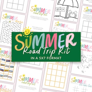 PRINTABLE Summer Road Trip Kit | Mini Road Trip Kit | Summer Activities ...