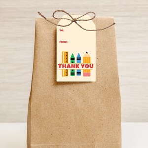 PRINTABLE Teacher Gift Tags | Teacher Appreciation | Thank You Tags ...