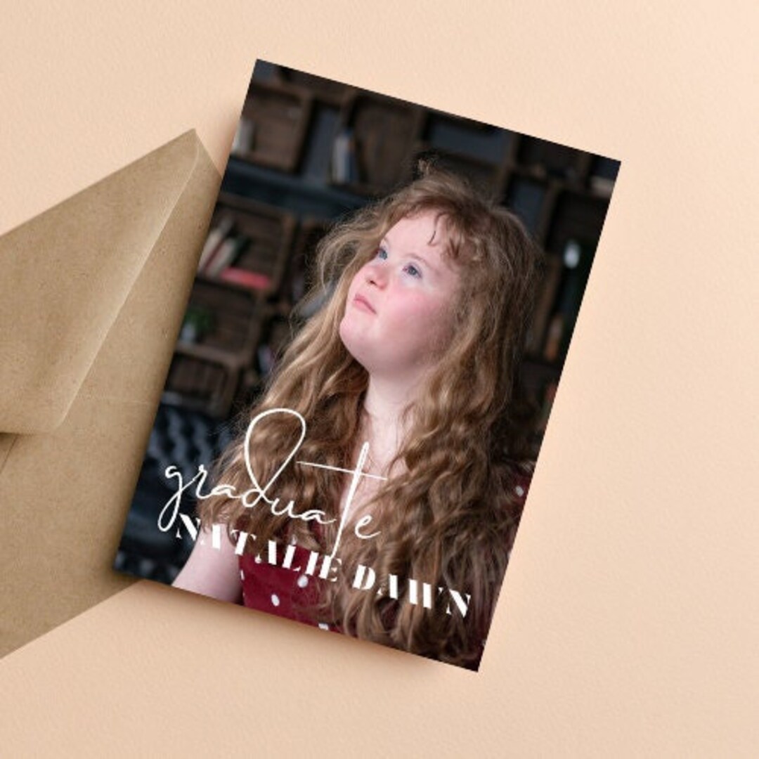 EDITABLE Script Graduation Announcement | Grad Invitation | Grad ...