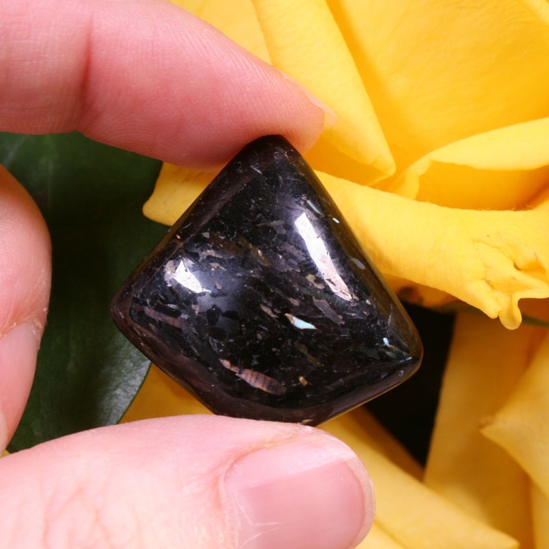 Nuummite Free Form Cabochon, Genuine Nuummite From Greenland - Etsy