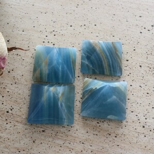 Blue Calcite Pyraid / Blue Onyx Pyramid, Calcite Pyramid, 5th Chakra ...