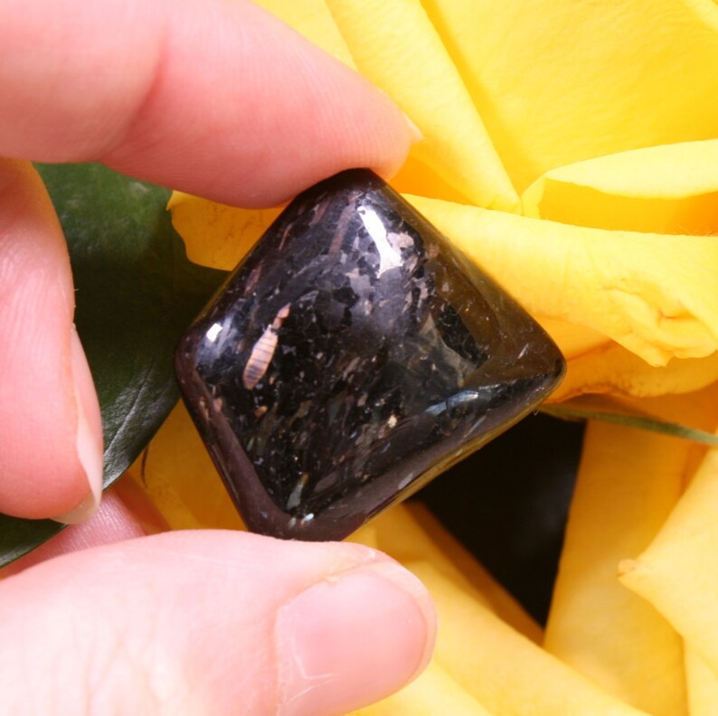 Nuummite Free Form Cabochon, Genuine Nuummite From Greenland - Etsy