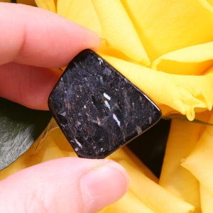 Nuummite Free Form Cabochon, Genuine Nuummite From Greenland - Etsy