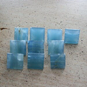 Blue Calcite Pyramid, Blue Onyx Pyramid, Crystal Pyramid, Healing ...