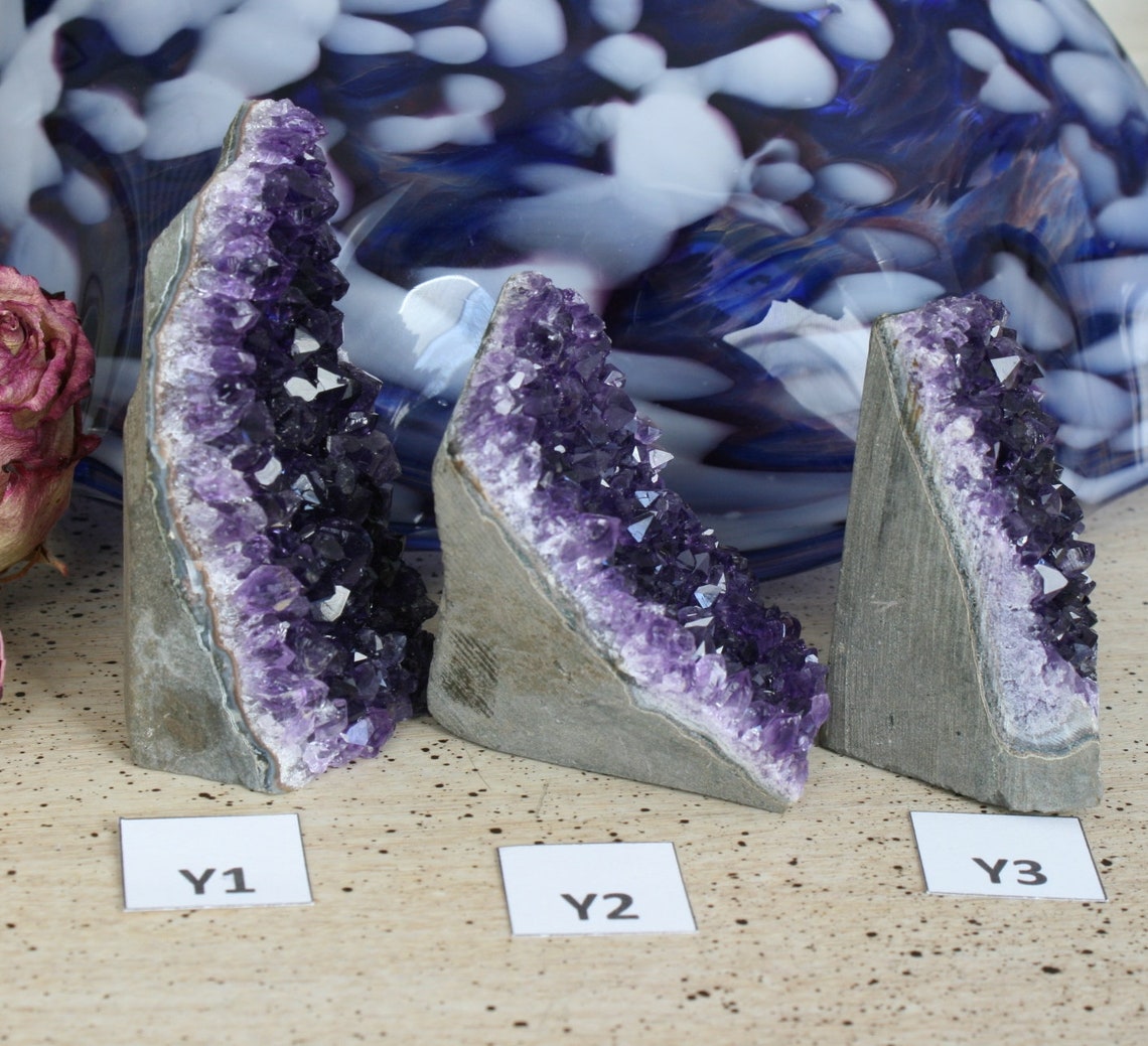 Amethyst Crystal Bud Cluster Amethyst Geode Crystal Geode - Etsy