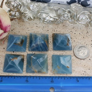 Blue Calcite Pyramd / Blue Onyx Pyramid From Argentina, Also Called ...