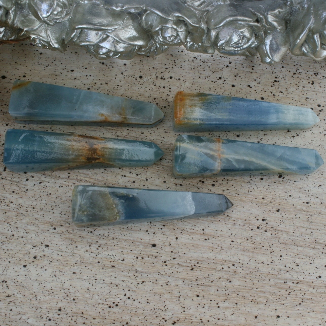 Blue Calcite Obelisk, Blue Onyx Obelisk From Argentina, Also Called ...