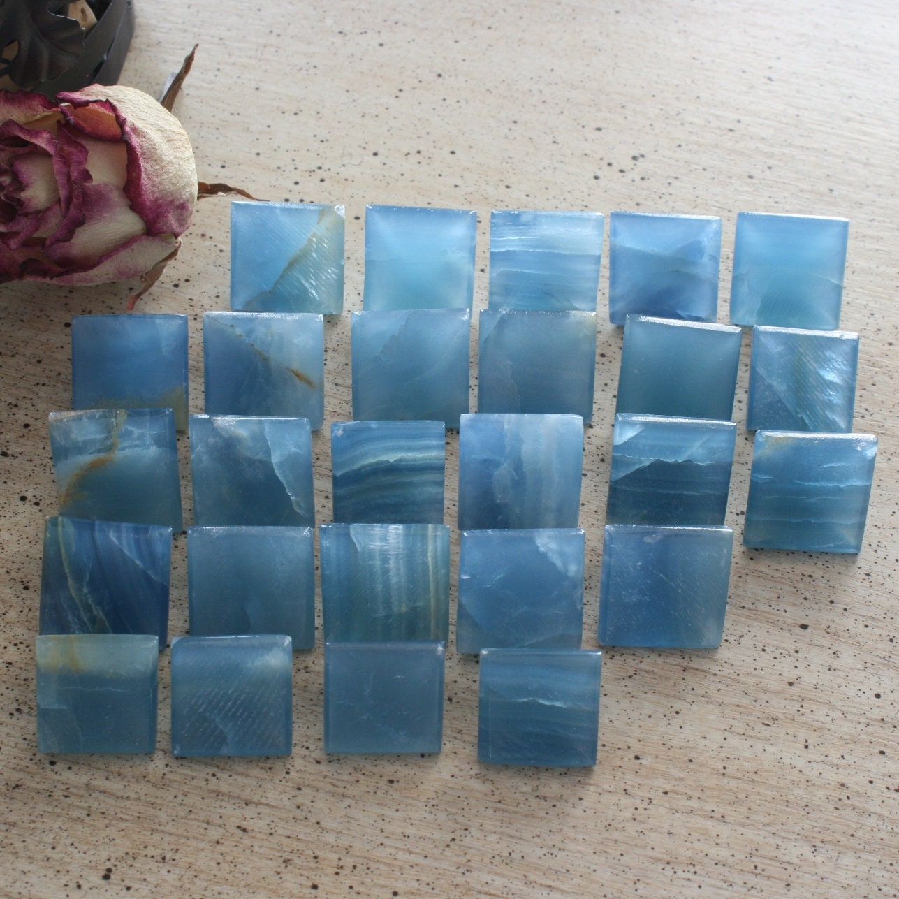 Blue Calcite / Blue Onyx Pyramid From Argentina, Also Called Lemurian ...