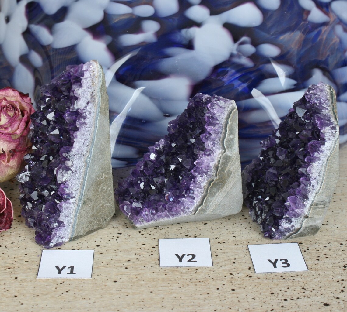 Amethyst Crystal Bud Cluster Amethyst Geode Crystal Geode - Etsy