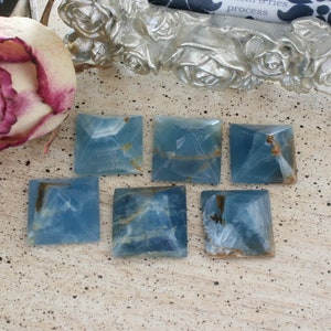 Blue Calcite Pyramd / Blue Onyx Pyramid From Argentina, Also Called ...