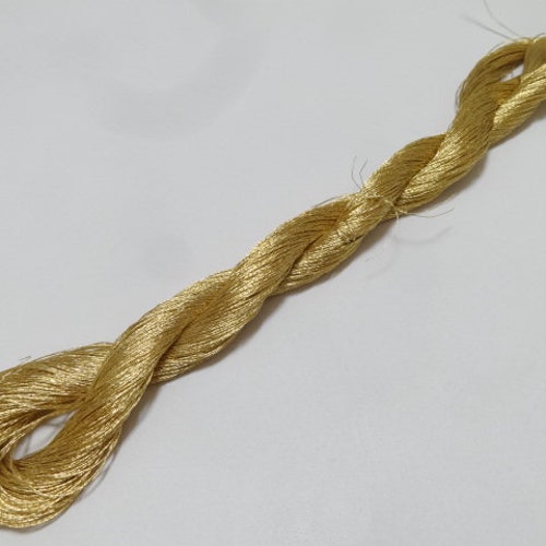 Japanese Vintage Rare Superb 24K Gold Leaf Thread Embroidery 4 - Etsy